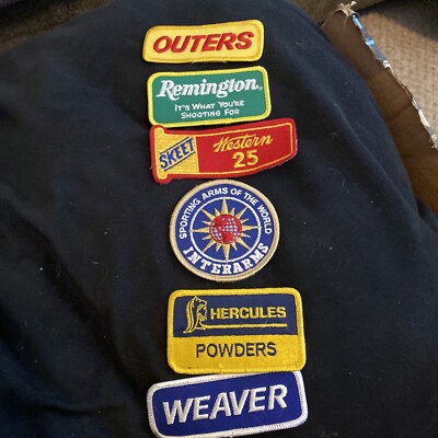 VTG Lot Of 6 Assorted Hunting And Shooting Patches | eBay