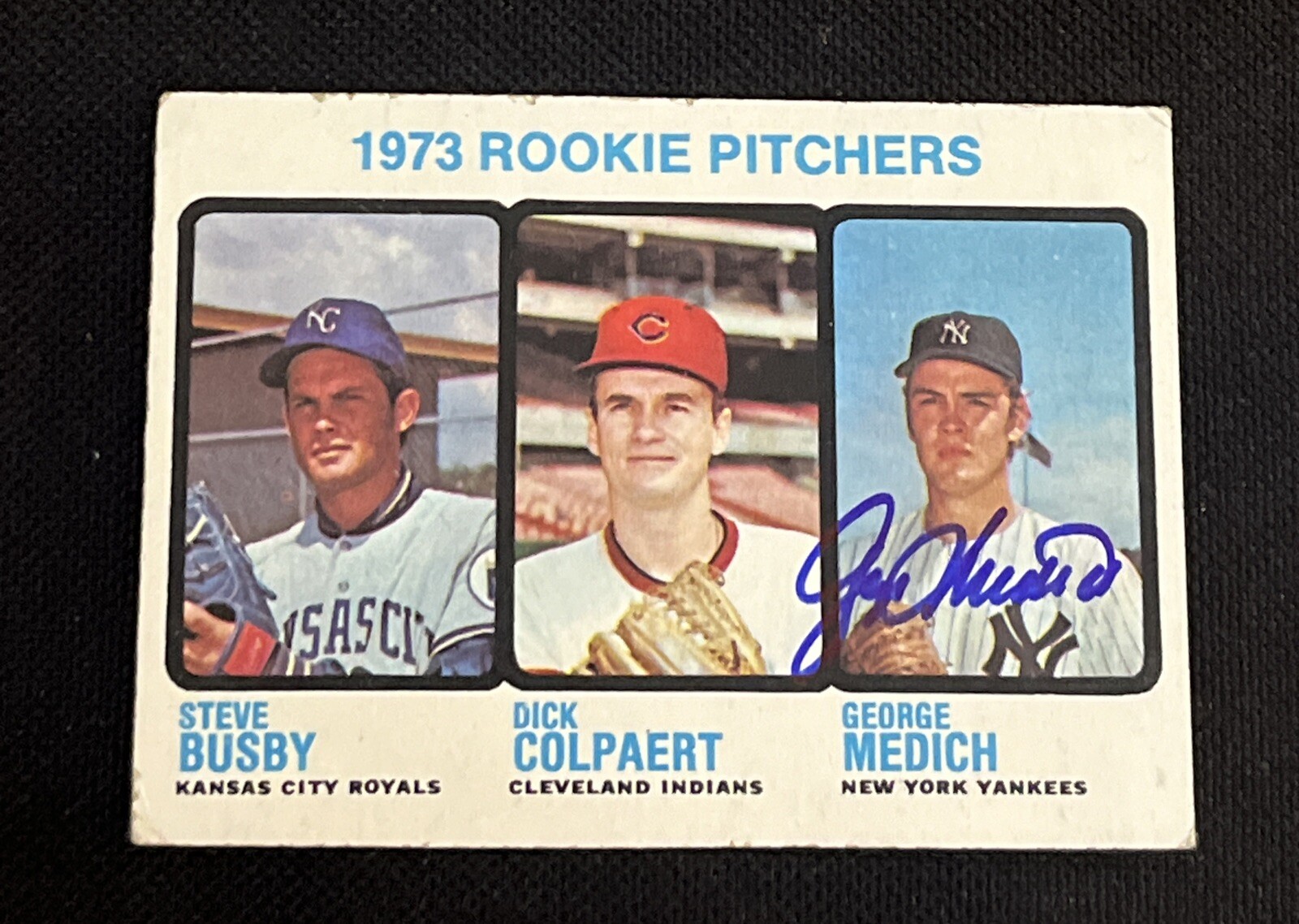 GEORGE "DOC" MEDICH 1973 TOPPS ROOKIE SIGNED AUTOGRAPHED CARD #608 HI ...