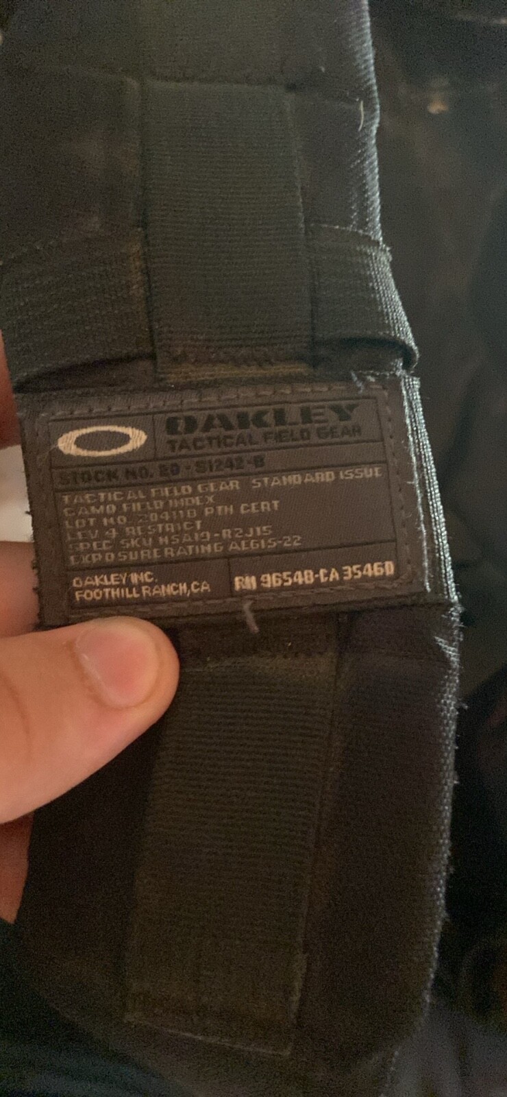 oakley tactical mechanism backpack, black - Gem