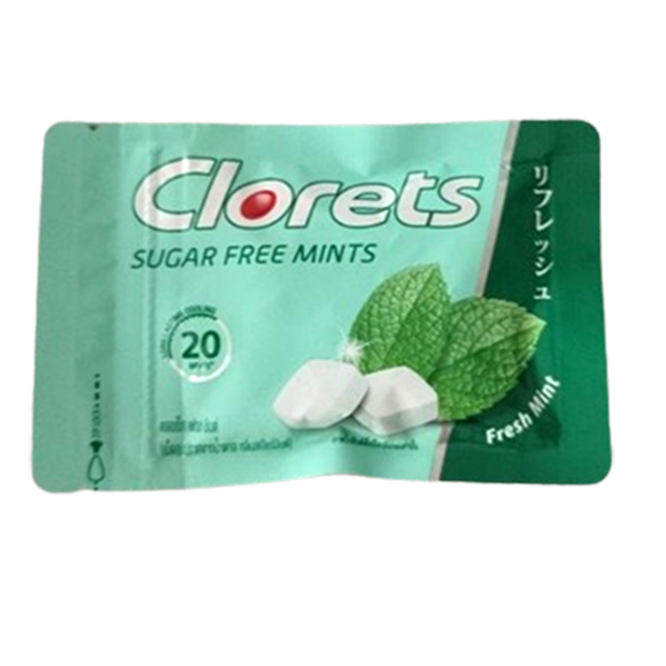 Clorets Breath Freshening Mouth Freshener Original Mint Peppermint ...