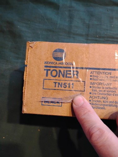 TONER: Konica Minolta BLACK TN511 --NIB | eBay
