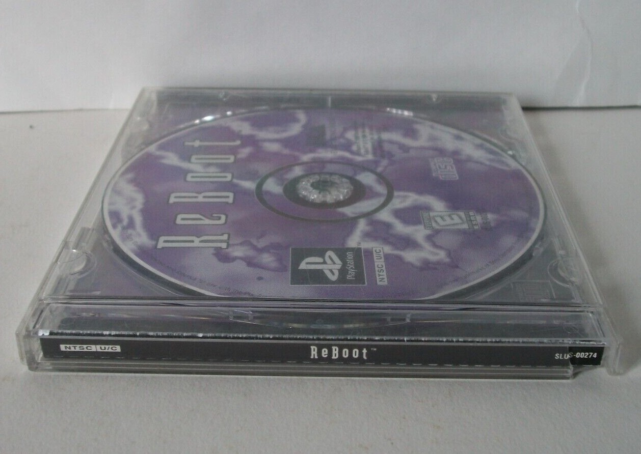 ReBoot PS1 PlayStation 1 Game Shooter Mainframe TV Bob Megabyte ...