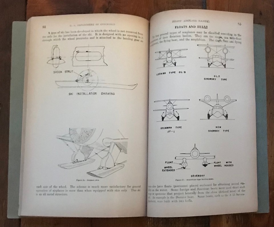 "PILOT'S AIRPLANE MANUAL" 1940 CIVIL AERONAUTICS ADMIN. PB VG MANY ...