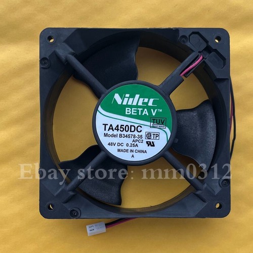 Nidec TA450DC B34578-35 48V 0.25A 120X120X38MM 12cm 4-Wire Inverter ...