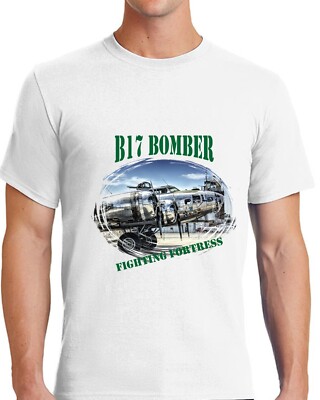 WWII B17 Bomber Fighting Fortress T shirt for Men Apparel | eBay
