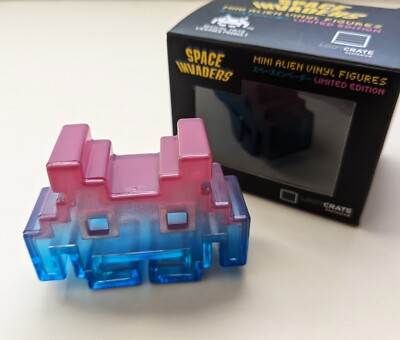 Space Invaders Mini Alien Vinyl Figure LootCrate Limited Edition Purple ...