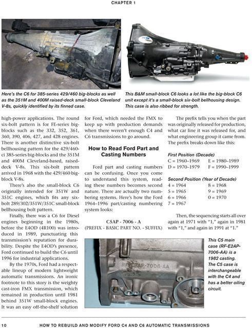 Unleash The Beast Your Ultimate Guide To The 1968 Ford C6 Rebuild Manual