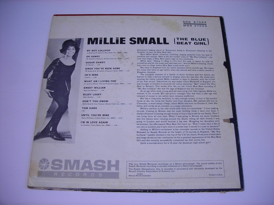 Millie Small My Boy Lollipop 1964 Mono LP | eBay
