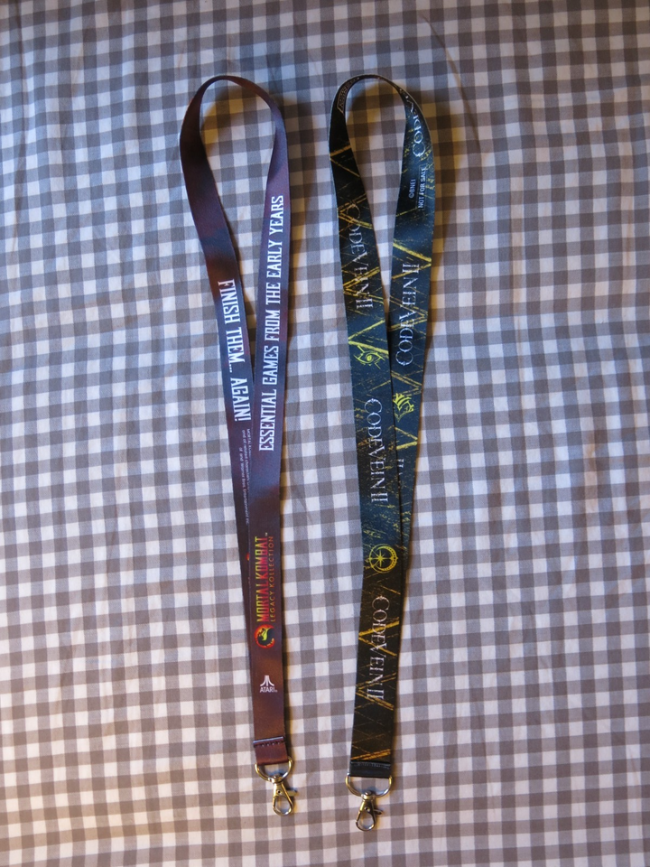 Mortal Kombat Legacy Kollection lanyard + Code Vein II lanyard PAX West 2025 | eBay