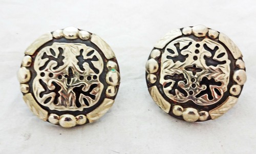 Clovis Conchos Bridle Loop Back Iron Silver Overlay Hansen Western Gear ...