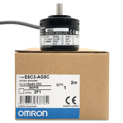 1PCS OMRON E6C3-AG5C 360P/R ROTARY ENCODER Brand NEW IN BOX E6C3AG5C | eBay