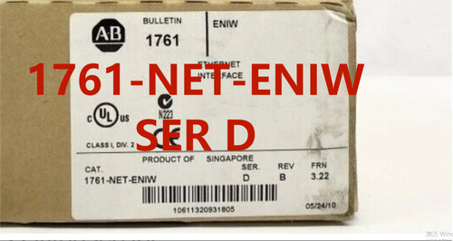 ALLEN BRADLEY 1761-NET-ENIW Ser D Fw 3.22 MicroLogix Web Ethernet NEW ...