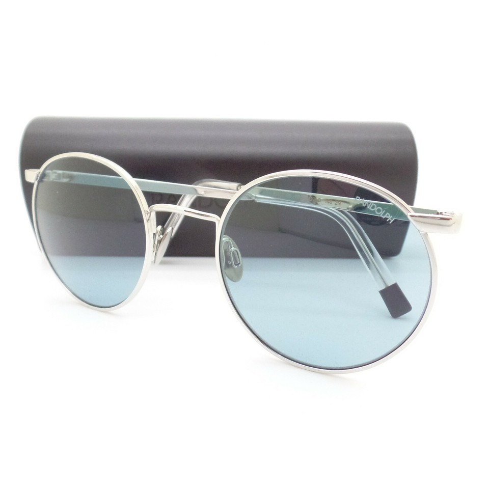 Randolph P3 P3042 White Gold Blue Hydro 51mm Skull USA New Sunglasses ...