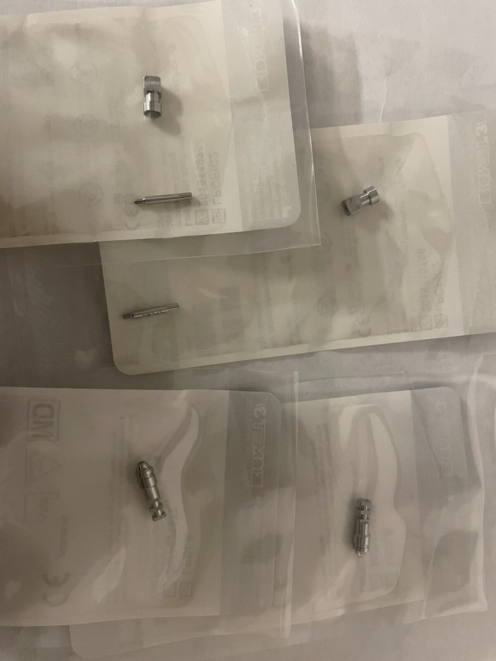 4 Pc Biomet 3i Low Profile Abutment Pick-Up Impression Coping W/ 5 Pc ...