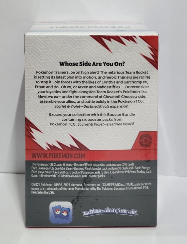 Pokemon Scarlet and Violet Destin Rivals Booster Bundle New Unopened ...