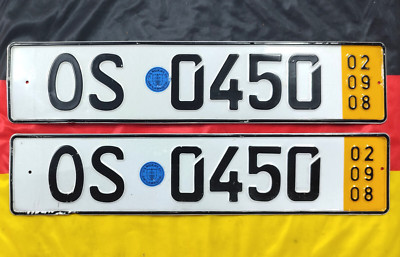 Temporary Number Plates Germany