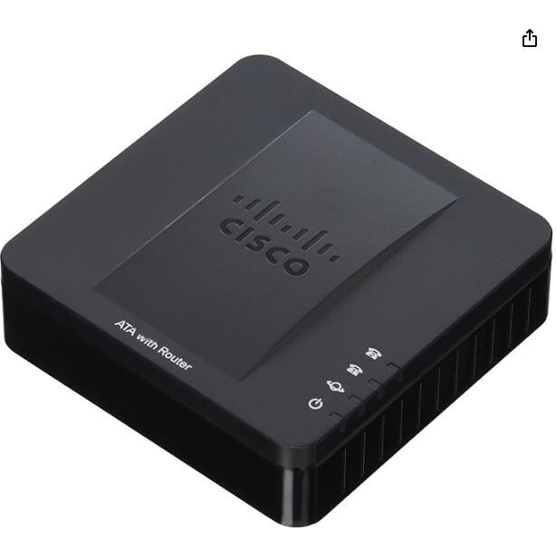 Cisco+ATA192-3PW-K9+2+Port+Multiplatform+Analog+Telephone+Adapter+with ...