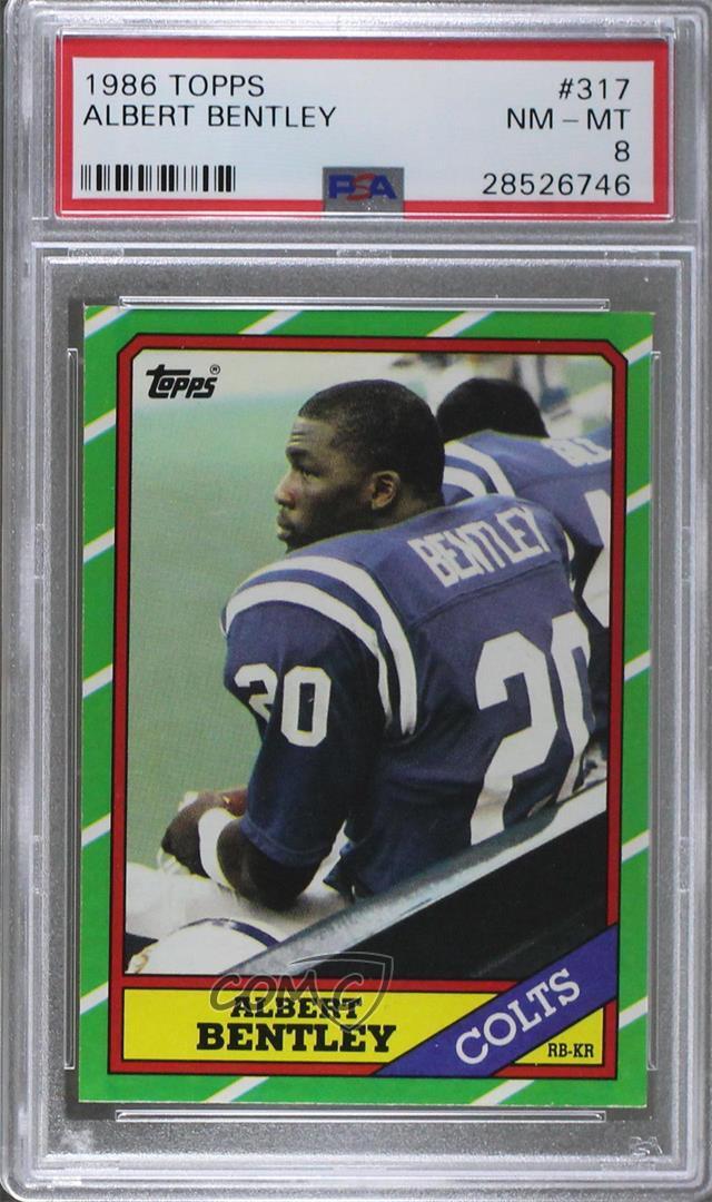 1986 Topps - #317 Albert Bentley (RC) for sale online | eBay