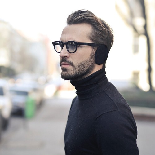 4 Pairs Ear Mitts Bandless Ear Muffs For Men & Women, Soft Fleece Ear ...