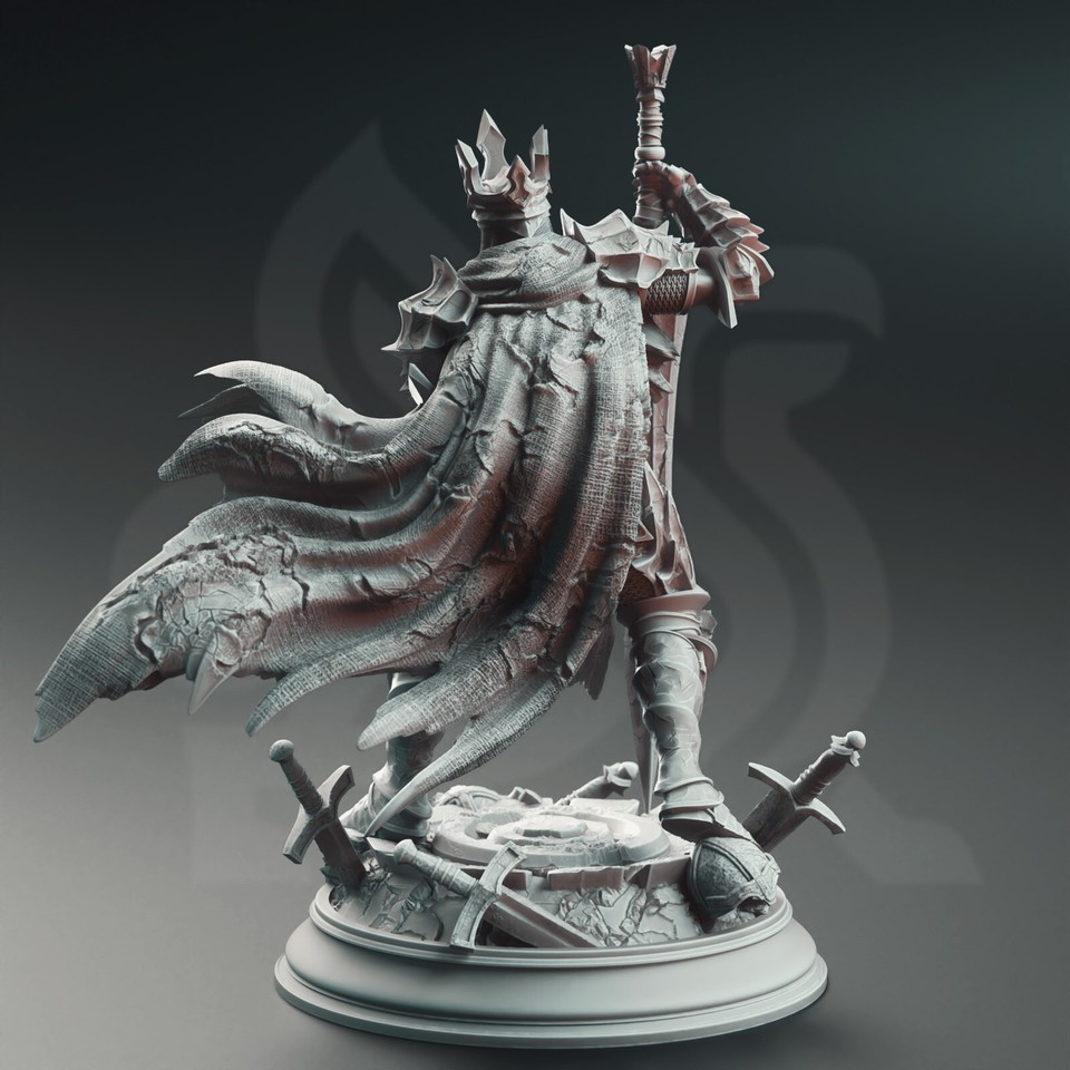 Ser Elias Void Knight Lich Undead Revenant Fighter Paladin Miniature ...