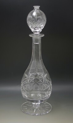 CAVAN IRISH CRYSTAL AQUA VITAE LARGE DECANTER BOTTLE CUT CRYSTAL ...