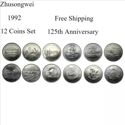 1992 Canada 25 Cents 125th Anniversary Provincial 12 Coins Set - Free ...