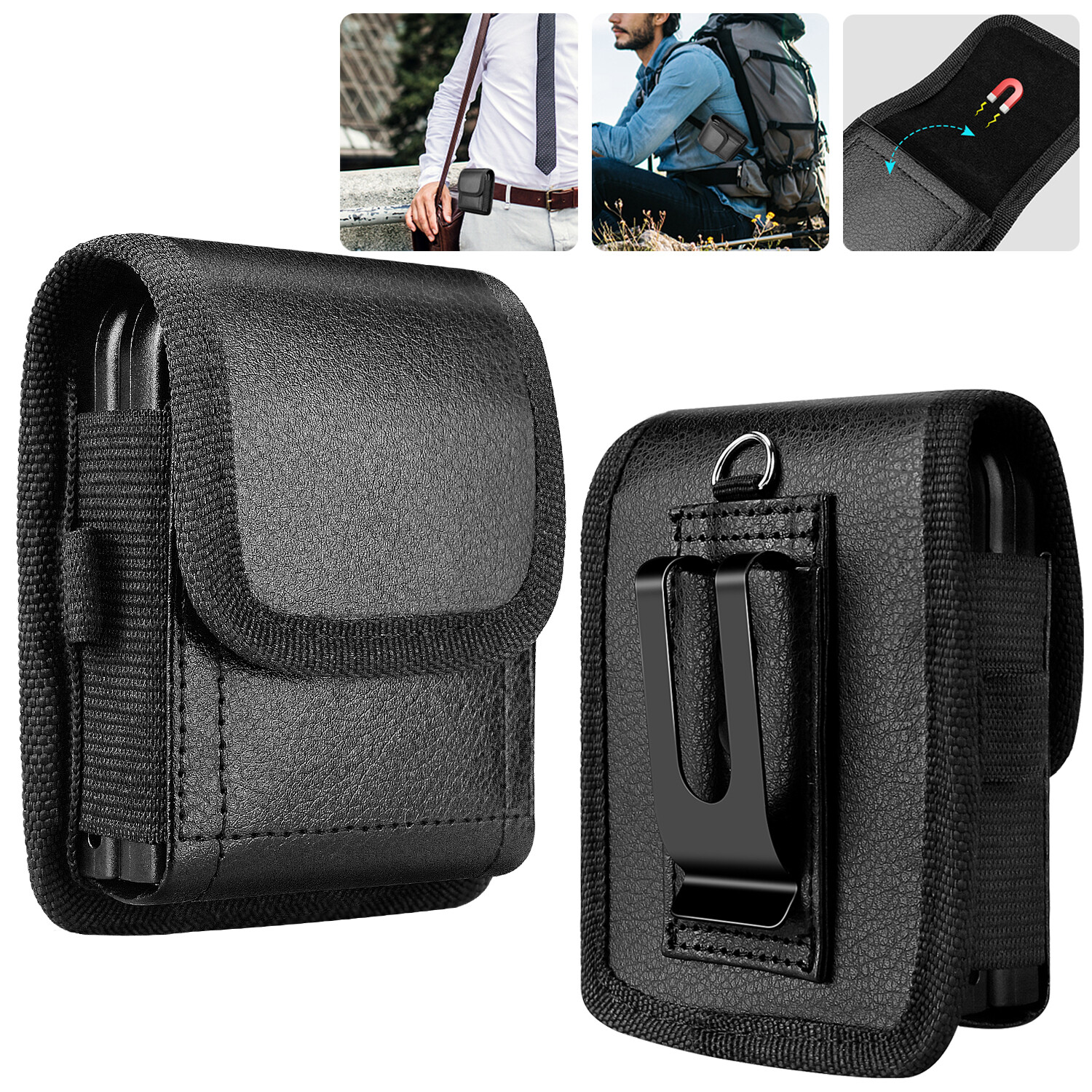 For Samsung Galaxy Z Flip 5/4/3 Phone Holster Pouch Wallet Case With ...