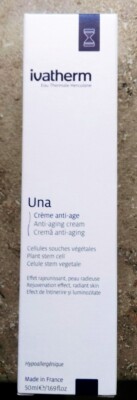 Ivatherm Una anti ageing cream plant stem cell rejuvenation effect ...