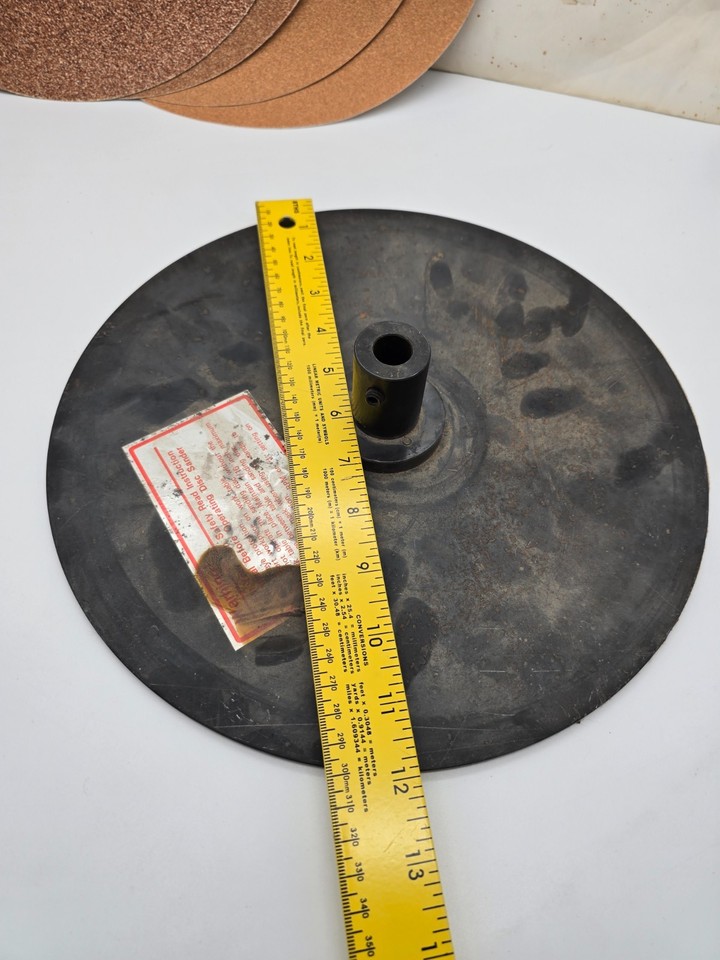 Shopsmith Mark V 500 510 520 12" Steel Sanding Disc Sander With Vel Cro ...