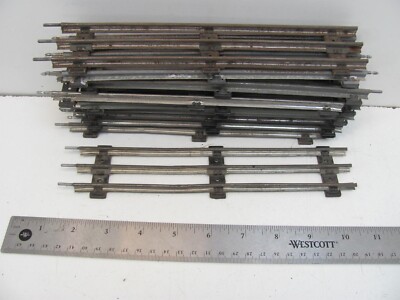 LOT OF 10 : VINTAGE LIONEL 027 TRACK STANDARD "O" GAUGE 3 RAIL | eBay