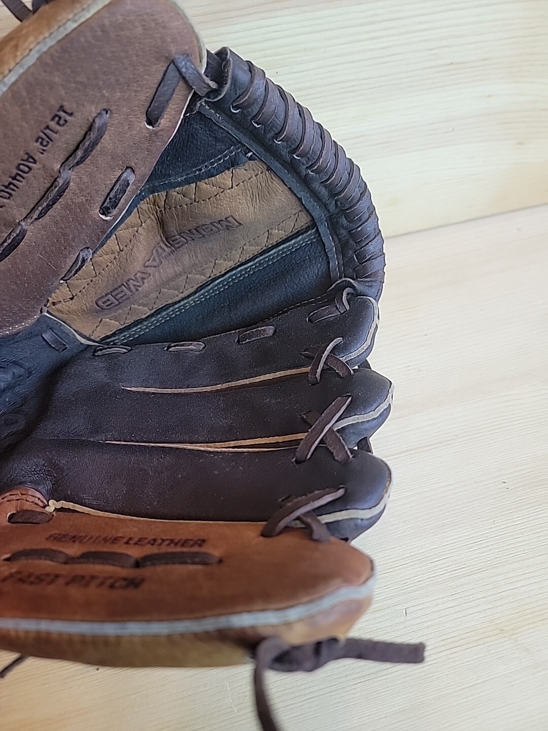 Wilson A440 Fast Pitch 12.5 inch RHT Baseball Tball Youth 125-BR Brown ...