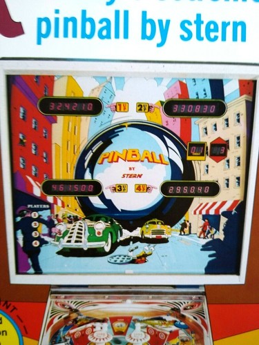 Pinball FLYER 1977 Original Flipper Game Artwork Sheet Solid State Version Retro | eBay