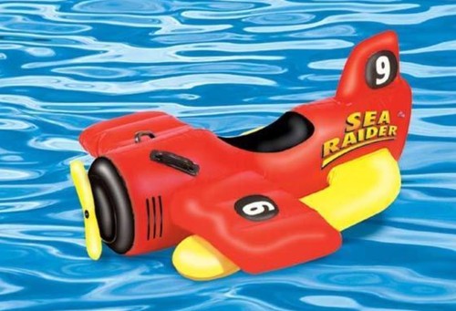 Swimline BEACH Ride-On Sea Raider PLANE Lake Pool Inflatable airplane ...
