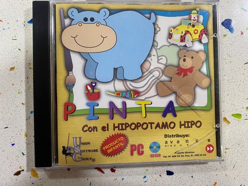 Paint With The Hippopotamus Hipo Educational Game PC | eBay