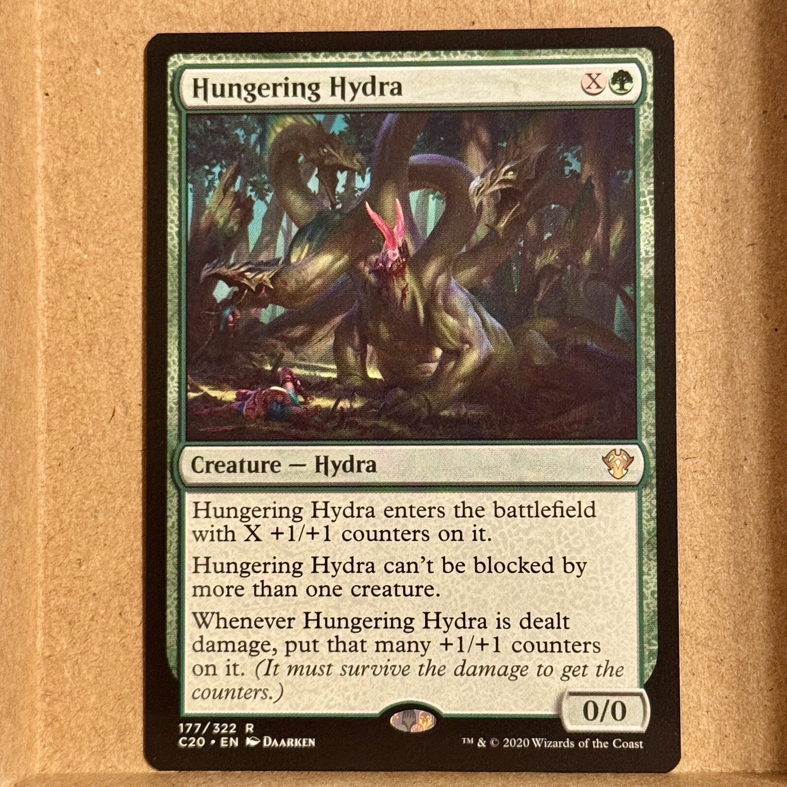 B3G3 ~ MTG ~ Hungering Hydra ~ C20 Commander 2020 ~ #177 ~ Rare ...
