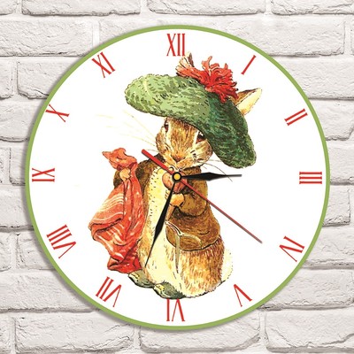 Peter Rabbit Beatrix Potter color design vinyl record wall clock ...