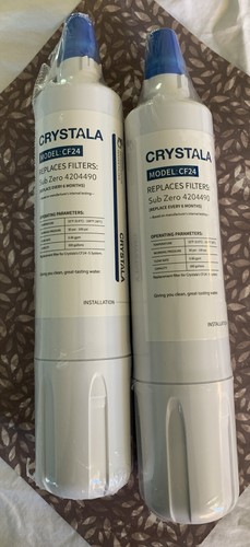 Crystala Water Filter CF24 ~ Replacement For Sub Zero 4204490 - SEALED ...