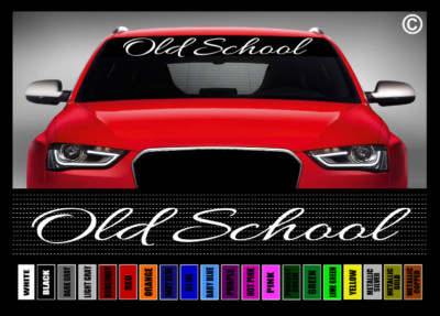 40" Old School JDM Street Racing Classic Car Decal Sticker Windshield ...