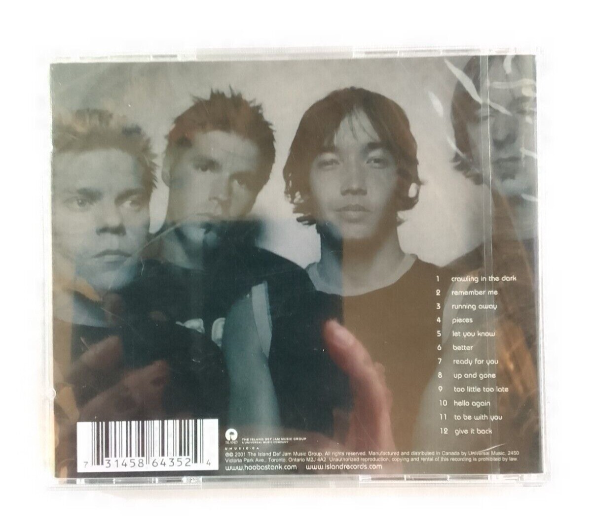 Hoobastank by Hoobastank (CD, Nov-2001, Universal Distribution) for ...