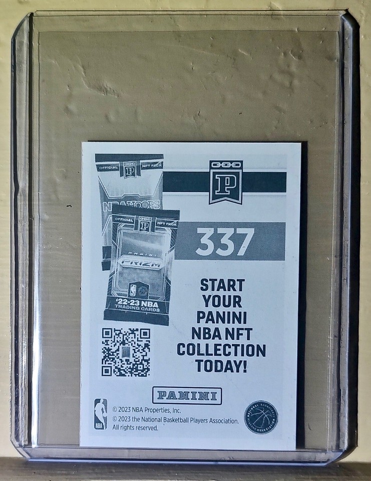 2023-24 Amen Thompson Panini NBA Basketball #337 Sticker Houston ...