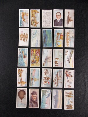 Players Cigarette Cards Polar Exploration 1st Series 1915 Complete Set ...