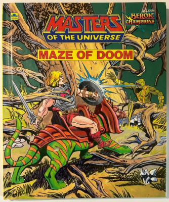 Masters of the Universe Maze of Doom Book 1985 | eBay