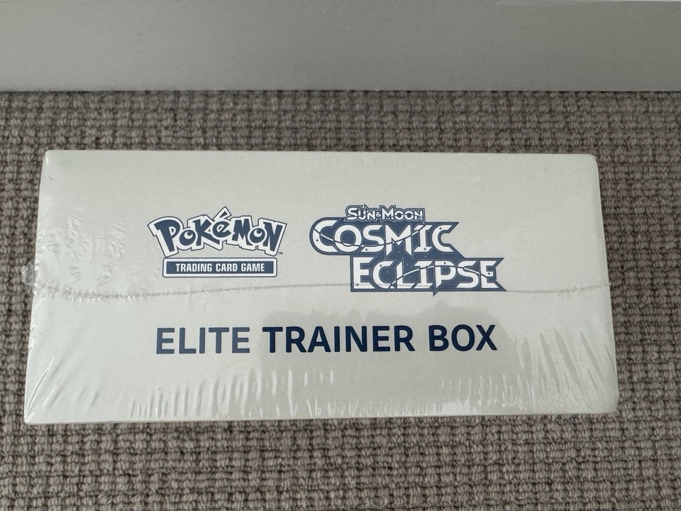 Pokemon Sun & Moon Cosmic Eclipse ETB Elite Trainer Box - Minor Damages ...