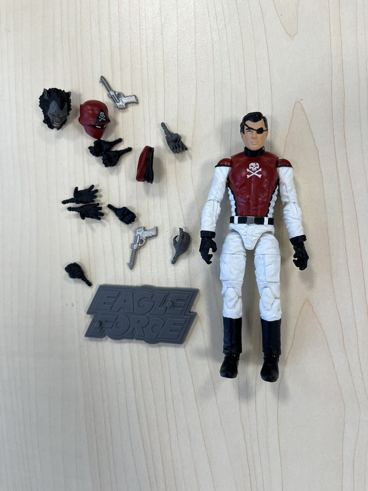 Eagle Force Baron Ironblood & Black Major 4" GI Joe Red Shadows Laser ...