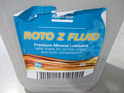 OEM Atlas Copco 2908-8501-01 Roto-Z Compressor Oil 20-Liter 2908850101 ...