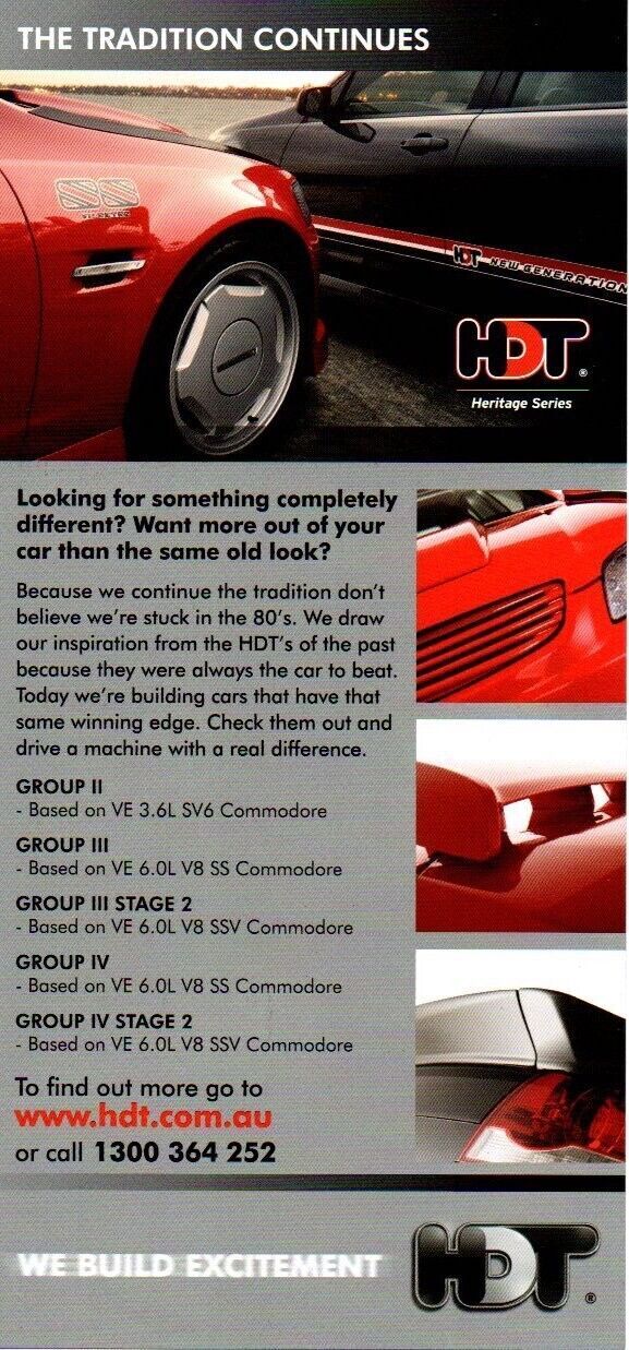 New Original HDT VC VH VK Heritage Series Retro Commodore DL Flyer Blue Meanie | eBay Australia