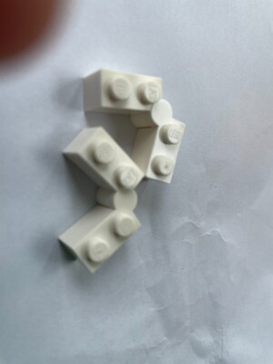 LEGO- NEW- #3831/3830-WHITE-HINGE BRICK 1 X 4 SWIVEL BASE- SET-10 SETS ...