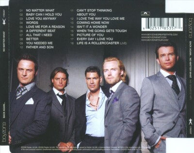 BOYZONE BACK AGAIN...NO MATTER WHAT: THE GREATEST HITS [UK BONUS TRACK ...