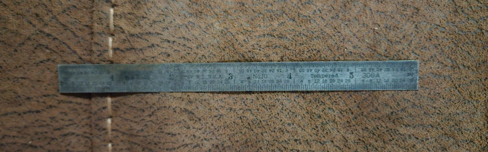 Vintage B & S Mfg Stainless Steel Machinist Ruler 306A No 10 USA | eBay