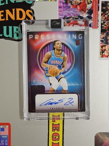 2023 Panini One & One Cason Wallace Rookie RC Signed Auto Thunder Card ...